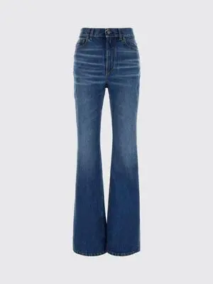 Chloé Flared Cotton Denim Jeans - Indigo