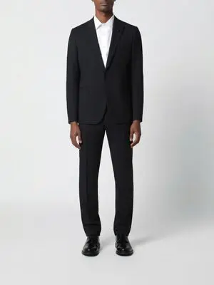 LARDINI Single-breasted Wool Blend Dress - Blue