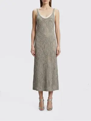 Brunello Cucinelli Sleeveless Maxi Dress - Mud