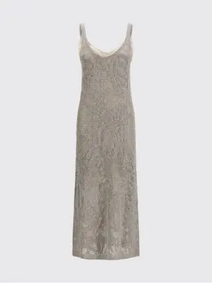 Brunello Cucinelli Sleeveless Maxi Dress - Mud
