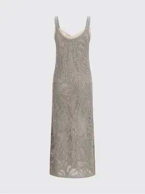 Brunello Cucinelli Sleeveless Maxi Dress - Mud