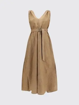 Brunello Cucinelli Midi Dress - Brown