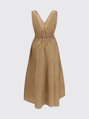 Brunello Cucinelli Midi Dress - Brown