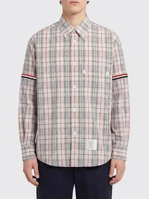 Thom Browne Tartan Cotton Shirt - White