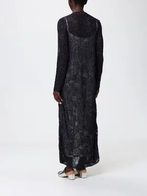 Fabiana Filippi Long Openwork Cardigan - Blue
