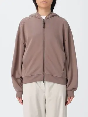 Brunello Cucinelli Zip-up Cotton Hoodie - Brown