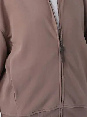 Brunello Cucinelli Zip-up Cotton Hoodie - Brown