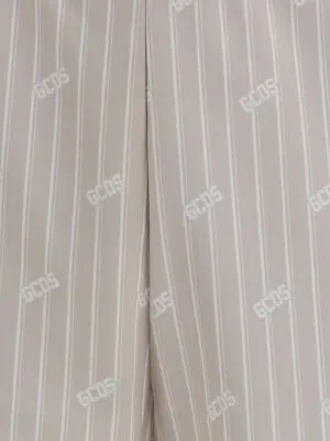 Gcds Technical Fabric Shorts With Striped Logo
