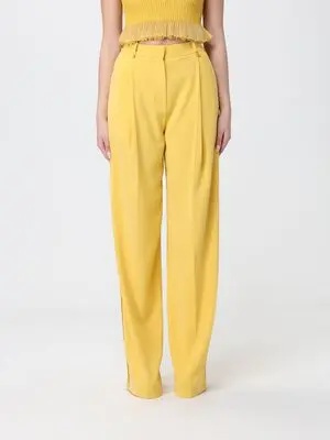 Elisabetta Franchi Crêpe Wide Leg Trousers
