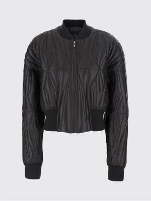 Rick Owens X Moncler Quilted Calfskin Cropped Bomber Jacket - Brown