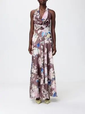 HANITA Floral Print Maxi Dress - Ebony
