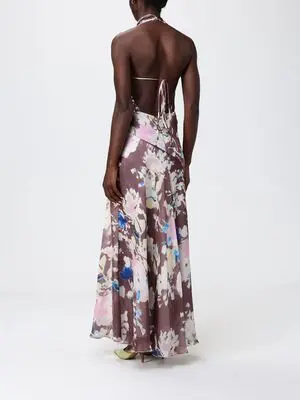 HANITA Floral Print Maxi Dress - Ebony