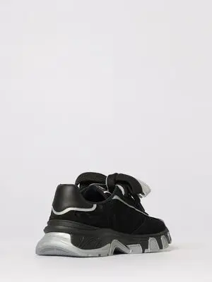 Dolce & Gabbana Lace And Suede Low Top Sneakers