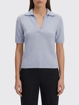 Gabriela Hearst Gabriela Hearst Cashmere Knit Polo Shirt Gnawed Blue