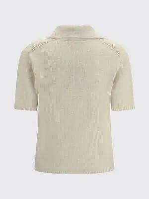 Gabriela Hearst Cashmere Knit Polo Shirt - White