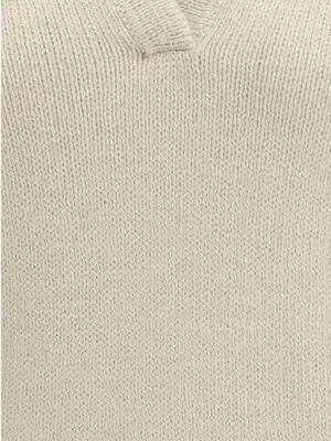 Gabriela Hearst Cashmere Knit Polo Shirt - White