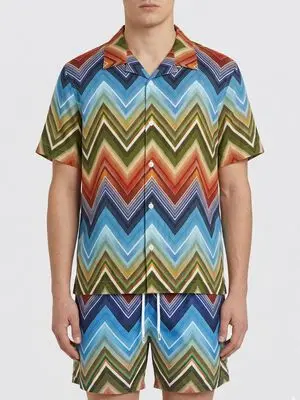 Missoni Viscose Shirt With Zig-zag Motif