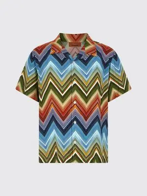Missoni Viscose Shirt With Zig-zag Motif