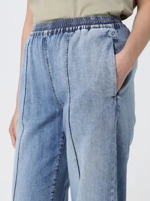 Fabiana Filippi High Rise Wide Leg Jeans - Sky Blue