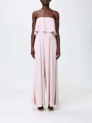 HANITA Strapless Wide Leg Jumpsuit - Pink