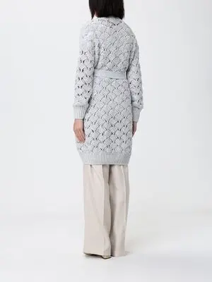 Eleventy Long Cardigan With Belt