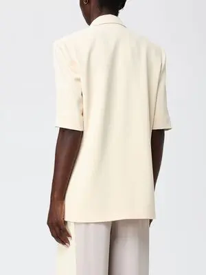 HANITA Crepe Single-breasted Blazer - Yellow