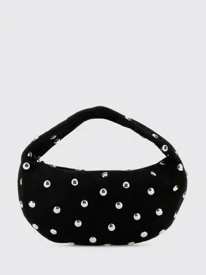Women's Black Studded Shoulder Bags