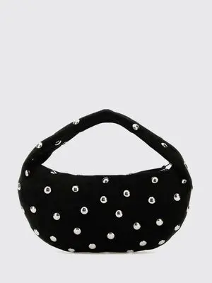 Khaite Studded Shoulder Bag - Black