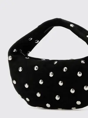 Khaite Studded Shoulder Bag - Black