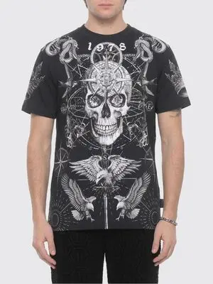 Philipp Plein Skull Cotton T-shirt - Black