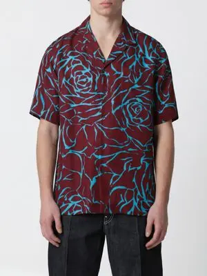 Dries Van Noten Floral Print Viscose Casual Shirt