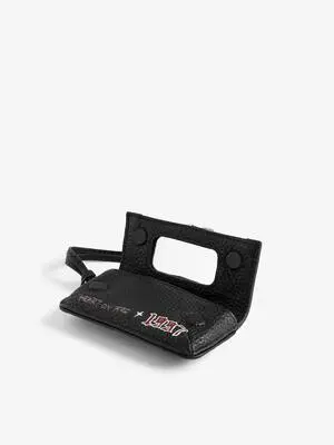 Zadig&Voltaire Leather Rock Pouch Keychain