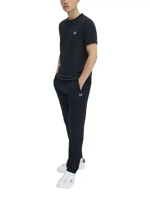 Fred Perry T-shirt Con Logo - Black