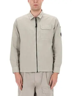 C.P. COMPANY C. P. Company Overshirt Con Zip - Grey