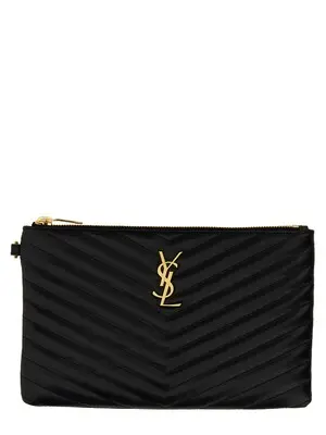 Saint Laurent Cassandre Pouch - Black