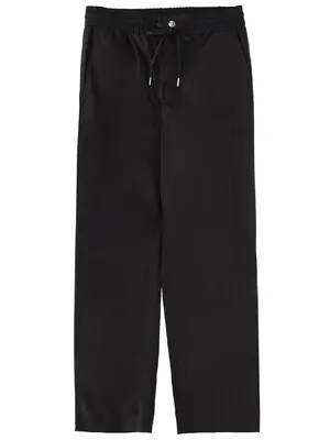Versace Pantalone Jogger Con Coulisse - Black
