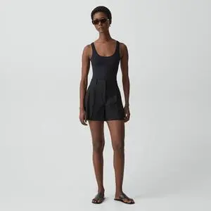 Theory Button Detailed Shorts For Women