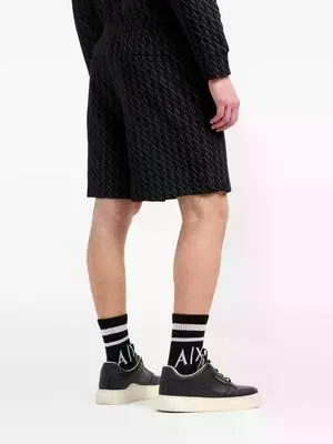 Armani Exchange Monogram Track Shorts