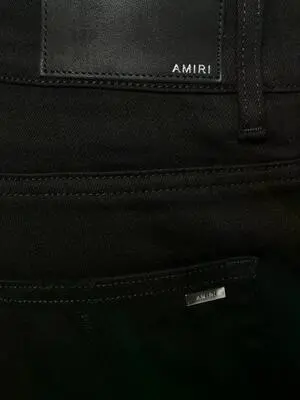 Amiri Broken Skinny Jeans - Black