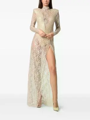 Philipp Plein Lace Maxi Dress