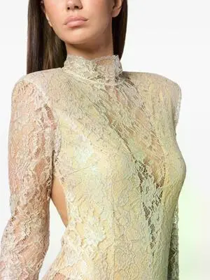 Philipp Plein Lace Maxi Dress