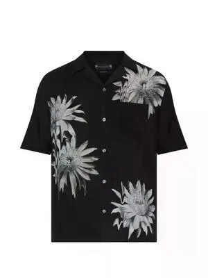 ALLSAINTS Floral-print Shirt - Black