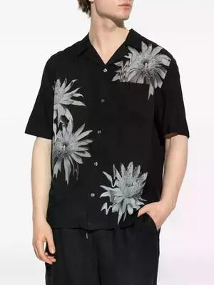 ALLSAINTS Floral-print Shirt - Black