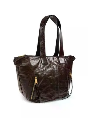 ALLSAINTS Leather Tote Bag - Brown