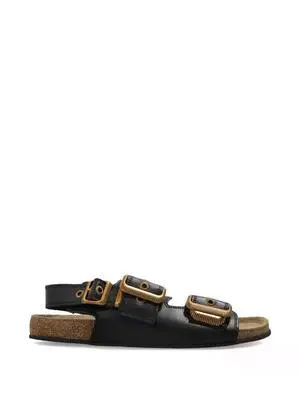 ALLSAINTS Staffa Leather Sandals - Black