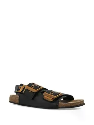 ALLSAINTS Staffa Leather Sandals - Black