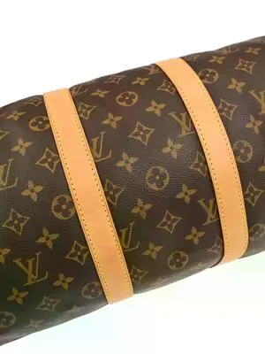 LOUIS VUITTON 2003 Monogram Keepall 45 Duffle Bag - Brown