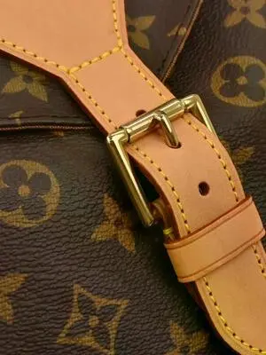 LOUIS VUITTON 2000 Monogram Montsouris Gm Backpack - Brown