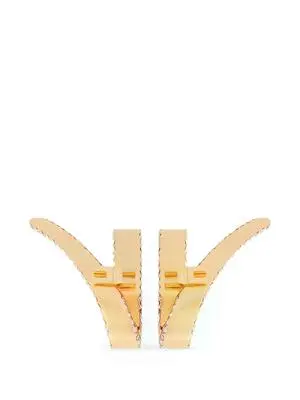 Elisabetta Franchi Logo-detail Earcuffs - Gold