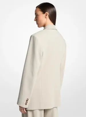 Michael Kors Tissue Wool Crepe Bathrobe Jacket